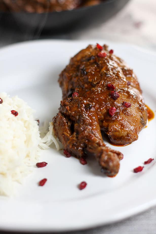 Cornish Hens with Zereshk Berries